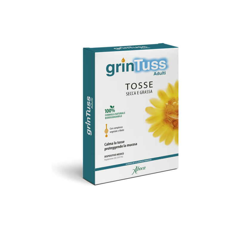 Grintuss Adult Syrup mini-bottles - Aboca
