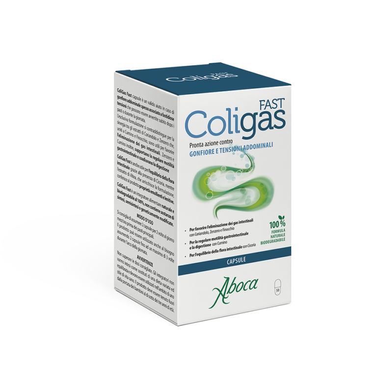 Coligas Fast 50 capsules - Aboca